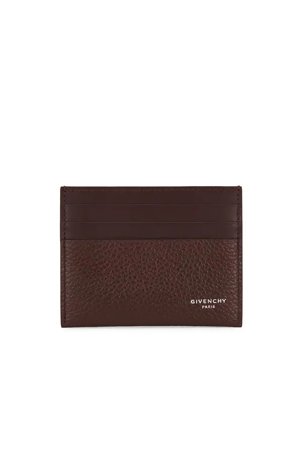 Givenchy Padded Billfold 8 Credit Card Wallet - Chocolate