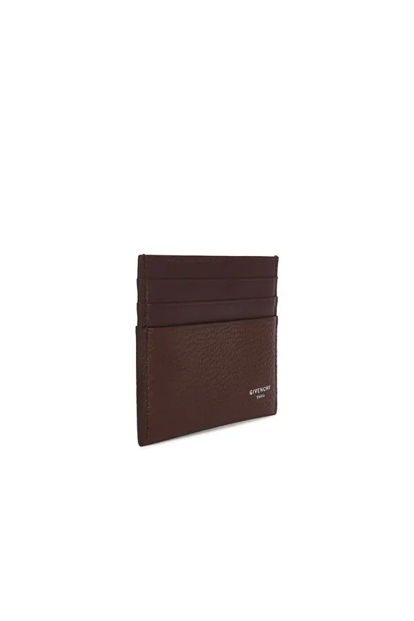 Givenchy Padded Billfold 8 Credit Card Wallet - Chocolate