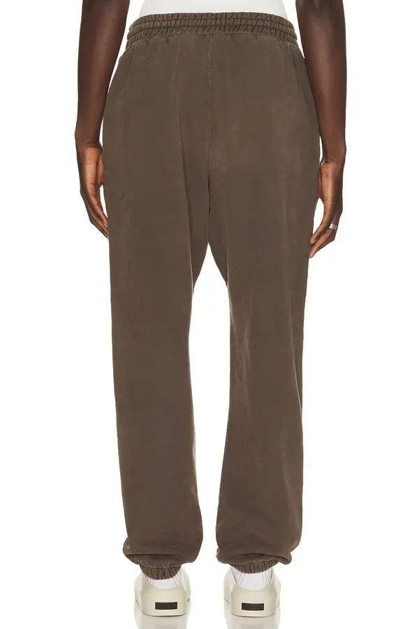 Fear Of God Brushed Fleece Fgclassic Sweatpant In Brown