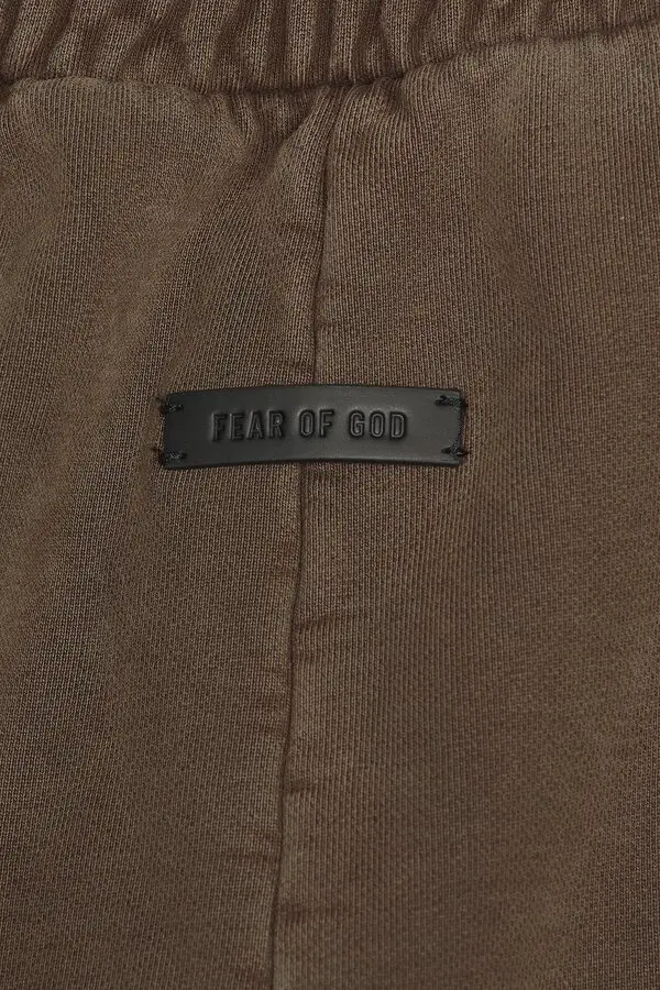 Fear Of God Brushed Fleece "fg"classic Sweatpant - Faded Brown
