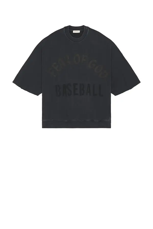 Fear Of God French Terry Crewneck Sweatshirt - Black
