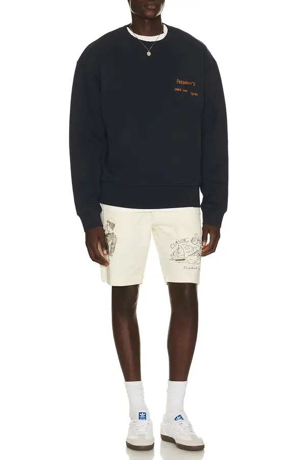 President's Bermuda Fatigue Shorts - Ecru