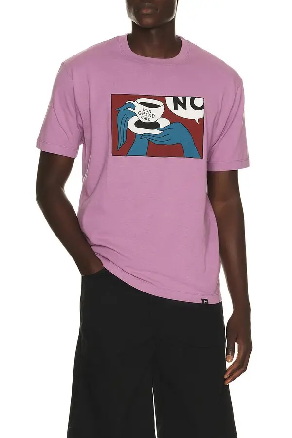 PARRA Not You T-shirt In Lavender - Purple