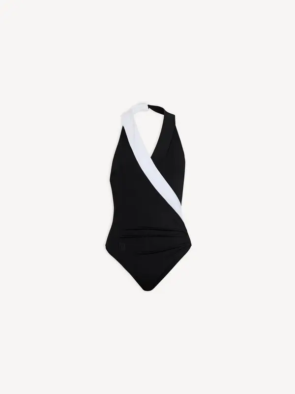 Balmain Two-tone One-piece Swimsuit