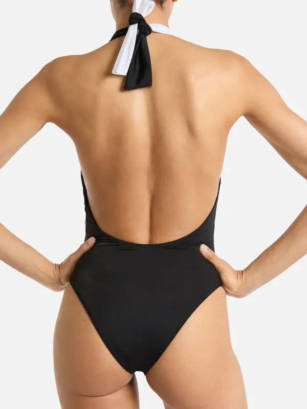 Balmain Two-tone One-piece Swimsuit