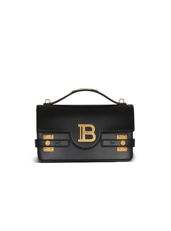 Balmain B-buzz 24 Smooth Calfskin Bag - Black