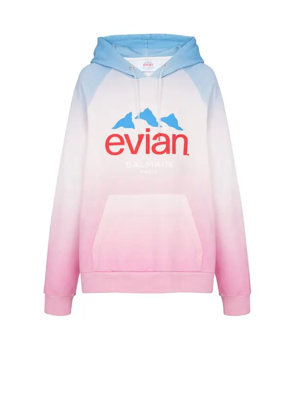 Balmain X Evian Gradient Cotton Hoodie