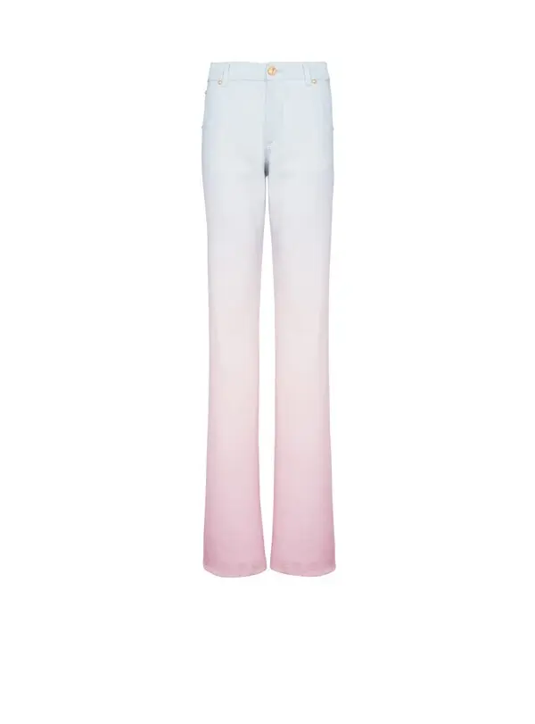 Balmain X Evian Loose Fit Gradient Jeans