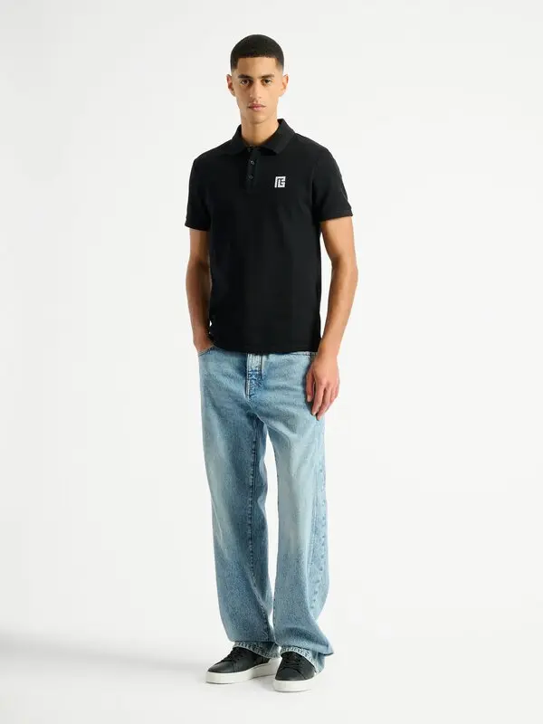 Balmain Faded Denim Loose-fit Jeans
