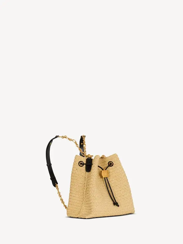 Balmain Pulse Crochet And Leather Backpack