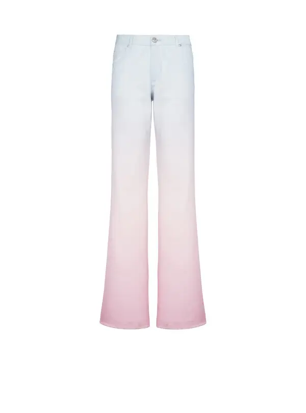 Balmain X Evian Loose Fit Gradient Jeans - Multicolor