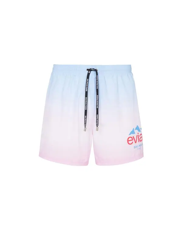 Balmain X Evian Gradient Swim Shorts