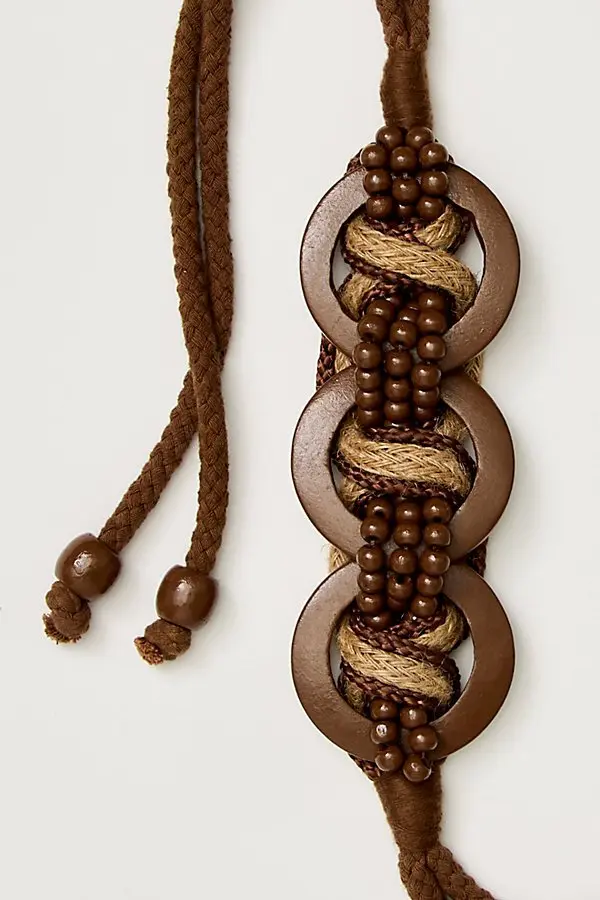 Free People Coastal Core Wrap Belt - Coconut Shell