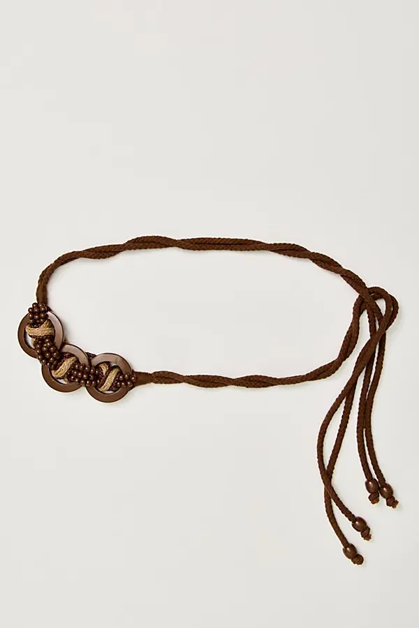 Free People Coastal Core Wrap Belt - Coconut Shell