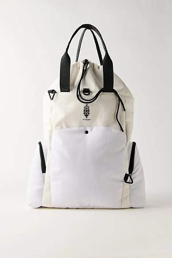 Free People Convertible Tote Bag - White/black