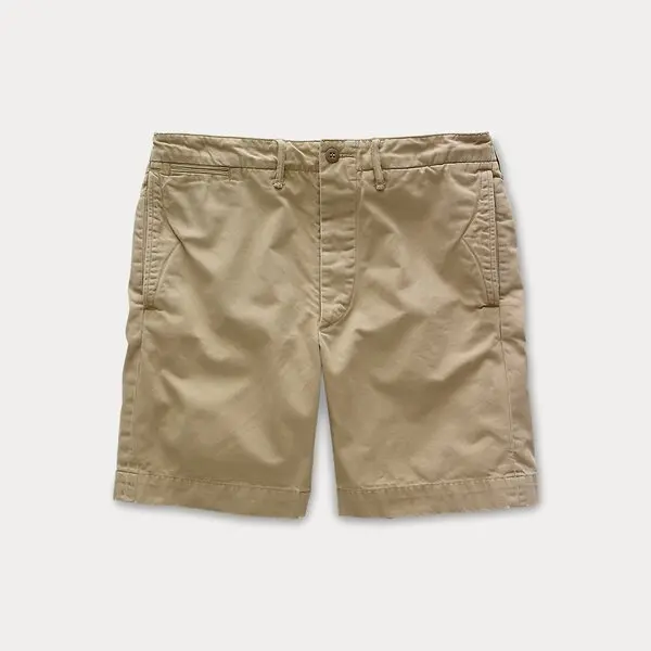 Ralph Lauren Chino Officer's Shorts - New Military Khaki