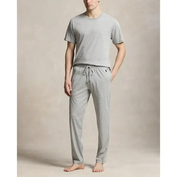 Ralph Lauren Mercerized Cotton Pajama Pant - Andover Heather
