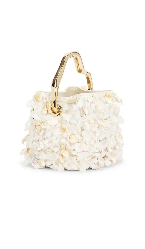Cult Gaia Solene Mini Top Handle Bag - White