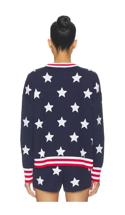 Beach Riot Cal Sweater Star Print