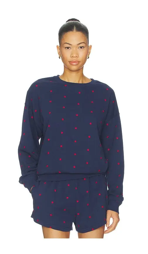 Beach Riot Devyn Oversized Sweatshirt - Navy