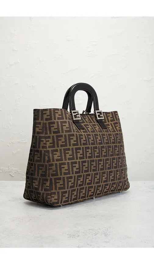 FWRD RENEW Fendi Zucca Tote Bag
