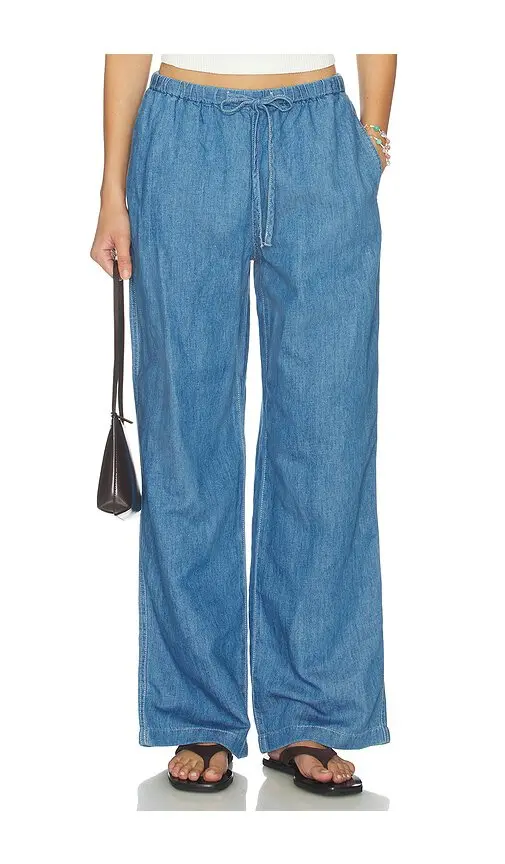 Madewell Pull On Tie Waist Pant