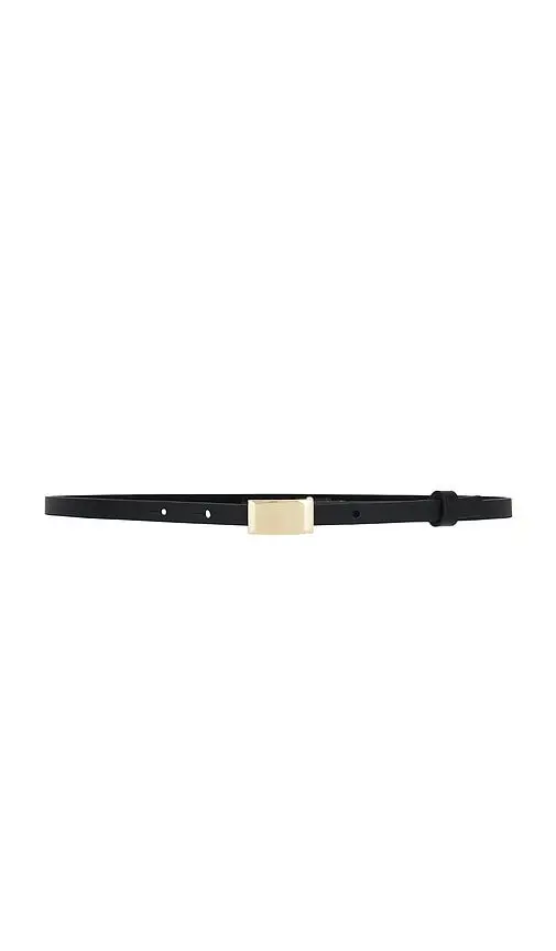 LOVESTRENGTH Ellie Belt With Gold Hardware - Black