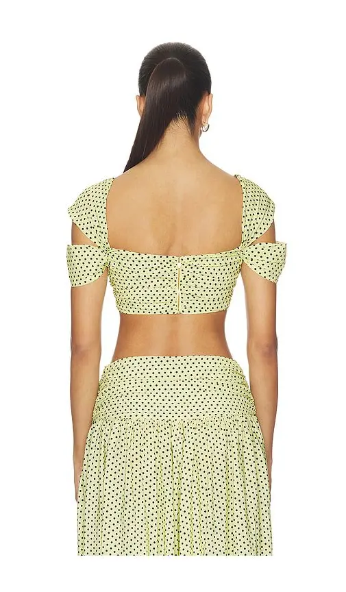 FRANÃ§OISE Sia Top In Shirred Satin