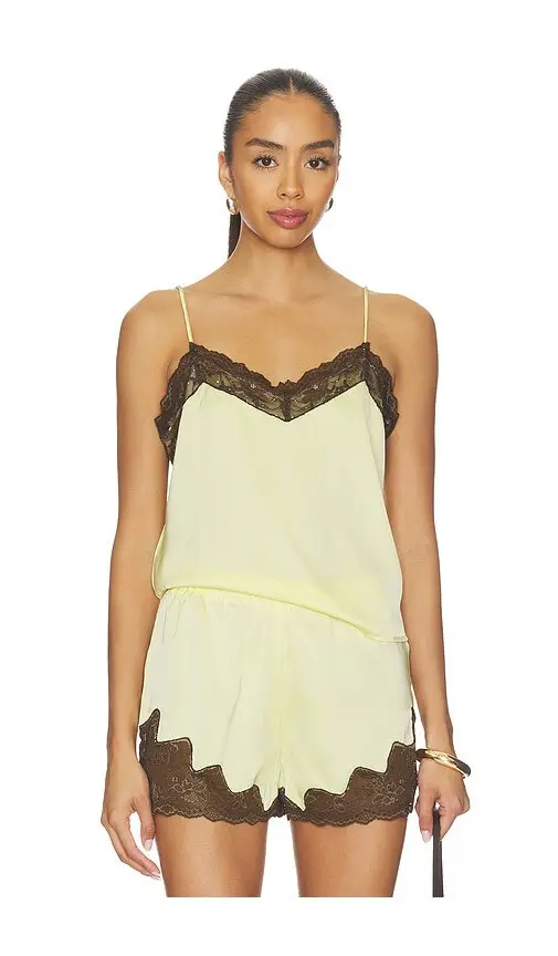 MADISON THE LABEL Olesya Top - Yellow