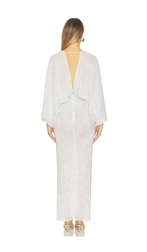 L'IDEE Paradiso Gown - Metallic Silver