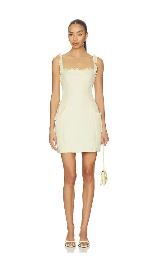 Amanda Uprichard Andreina Dress In Tweed