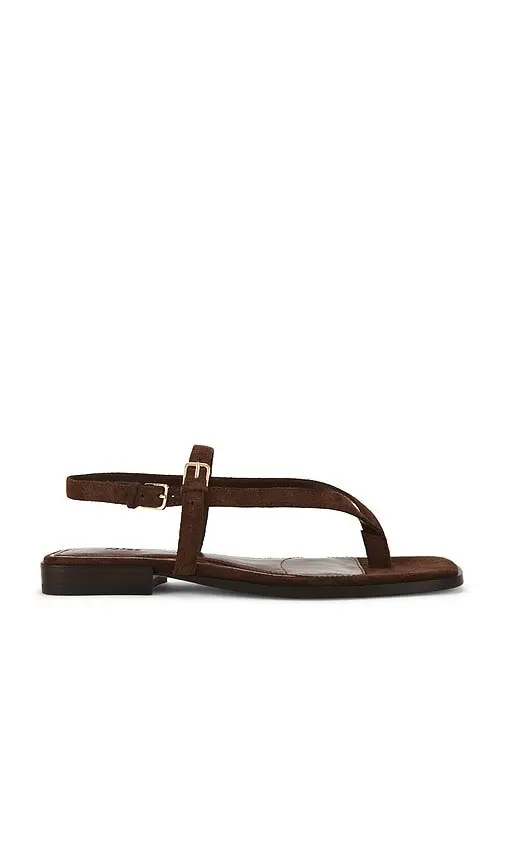 Paige Regan Suede Sandal - Burgundy