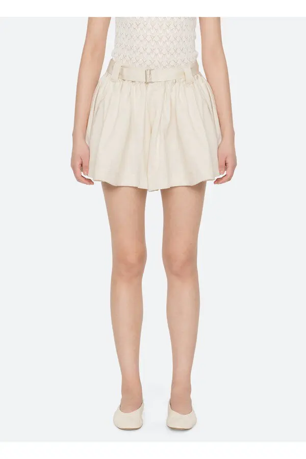 Sea Angelina Shorts - Neutral / White