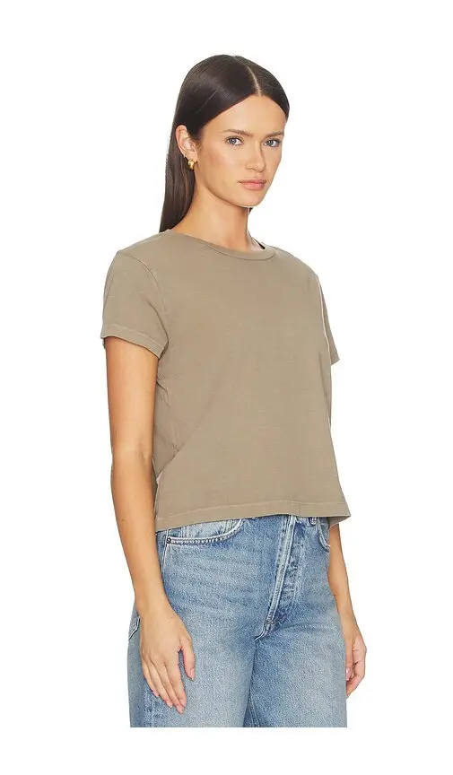 AGOLDE Adine Shrunken Tee - Trail