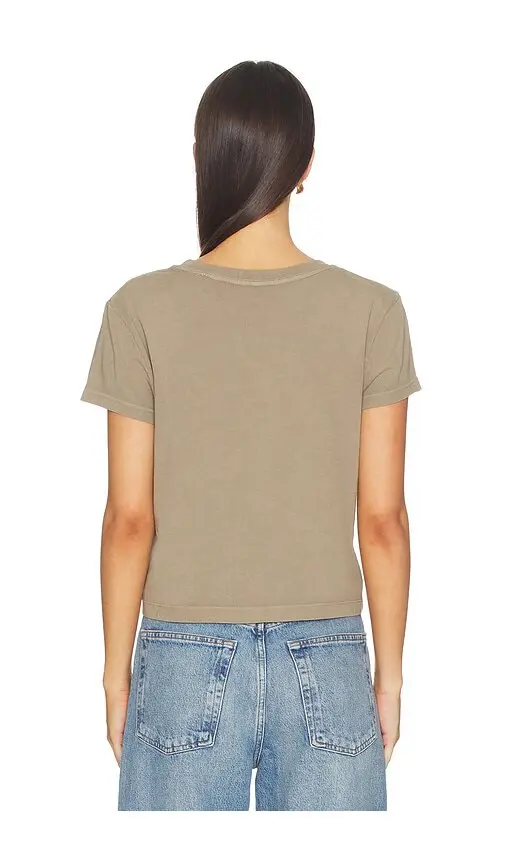 AGOLDE Adine Shrunken Tee - Trail