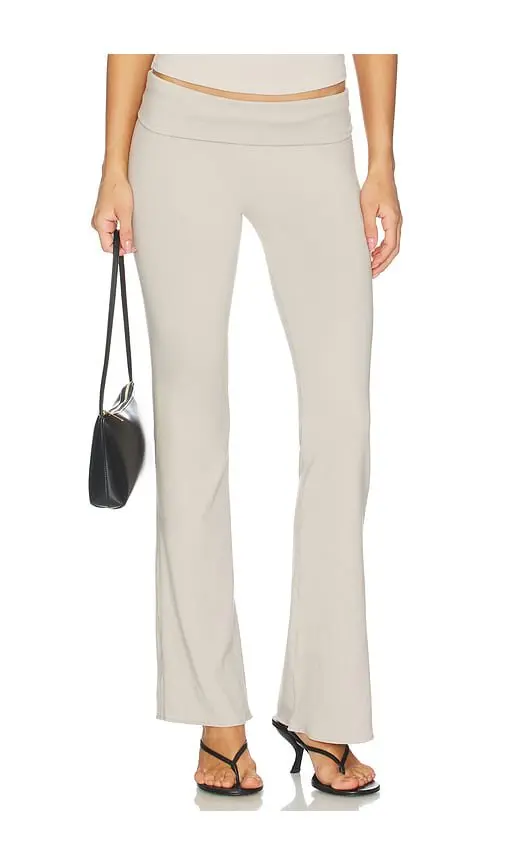 SKIMS Cotton Jersey Foldover Pant - Stone