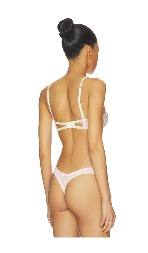 For Love & Lemons Blush Hibiscus Underwire Bra