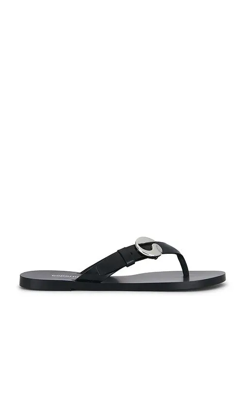 Coperni C Logo Flip Flop Sandal - Black