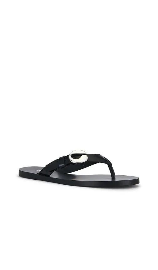 Coperni C Logo Flip Flop Sandal - Black