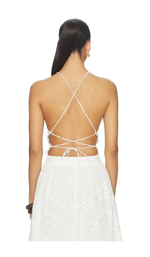 For Love & Lemons Lou Scarf Top