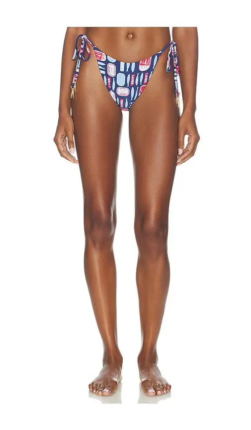 Show Me Your Mumu Tides Bottom In Blue - Salty Sardines