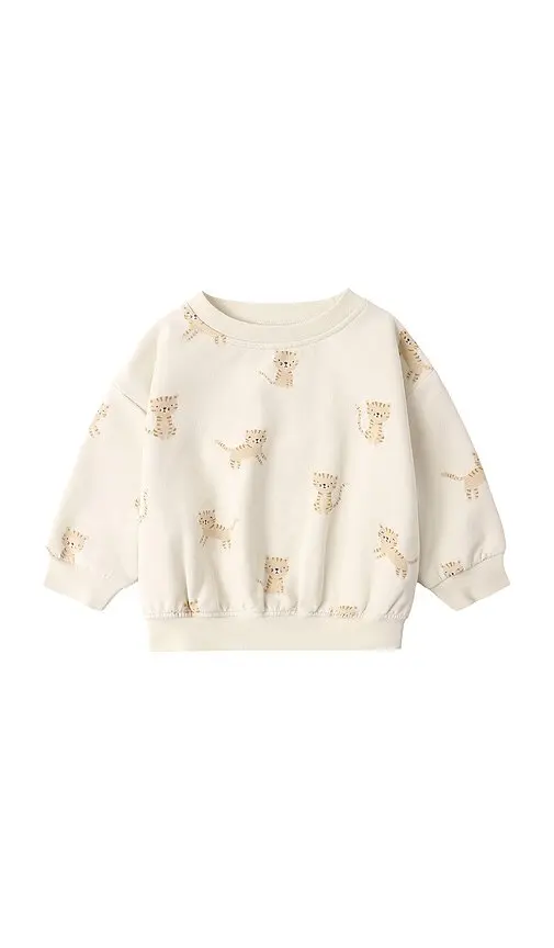 QUINCY MAE Tiger Parade" Relaxed Fit Sweatshirt