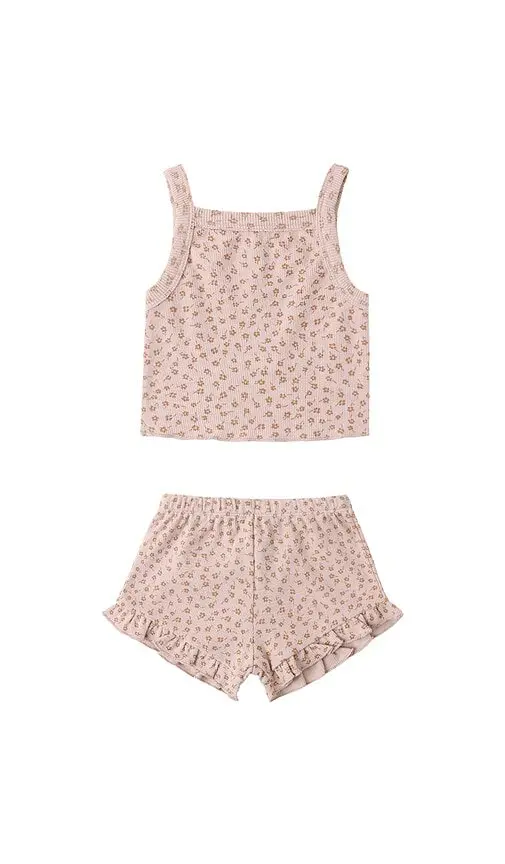 QUINCY MAE Evie Tank & Shortie Set - Posy