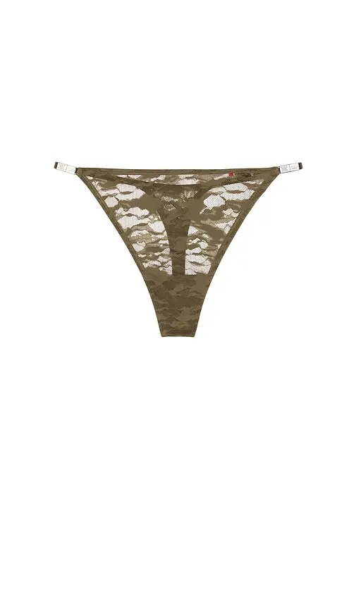 DIESEL® X Savage C Camo Lace String Thong - Green
