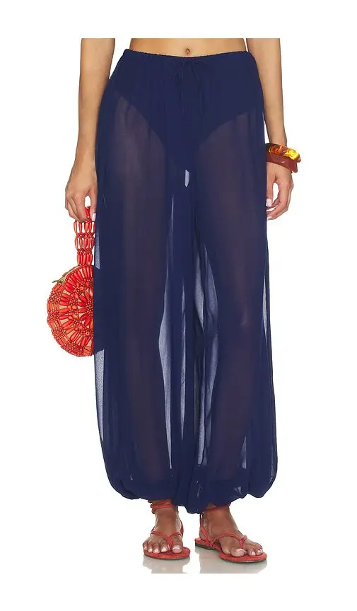 SHANI SHEMER Marlie Sheer Georgette Pants