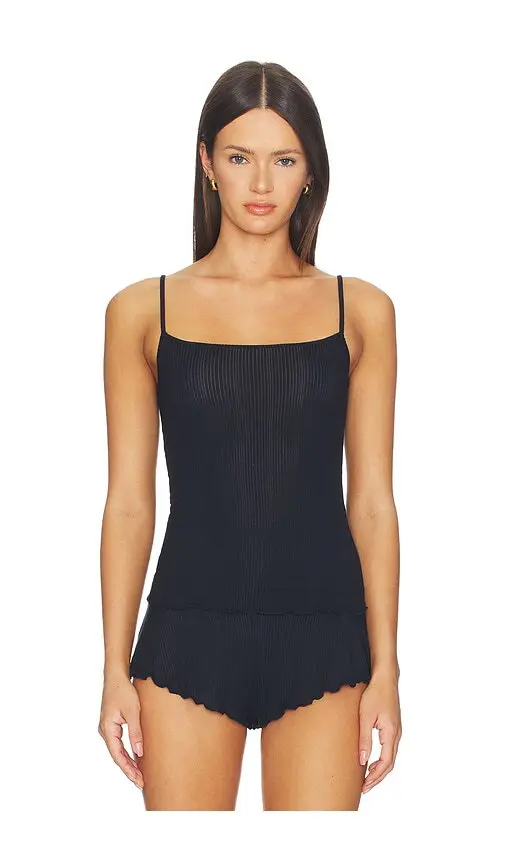 NEGATIVE UNDERWEAR Whipped Cami Top - Navy