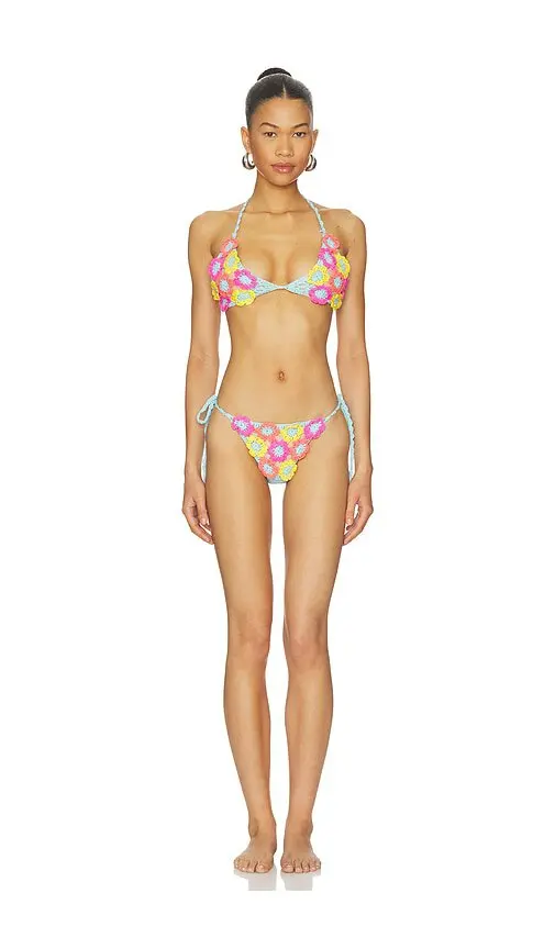 I.AM.GIA Blossom Crochet Bikini Top