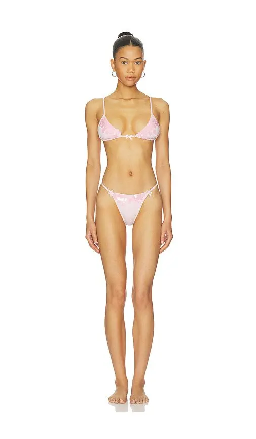 For Love & Lemons Louise Bikini Top
