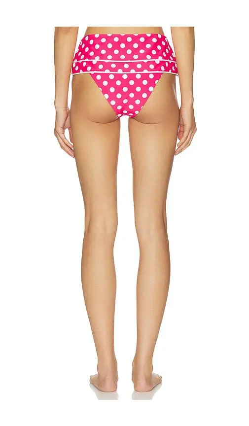 For Love & Lemons Suki Polka Dot Bikini Bottom