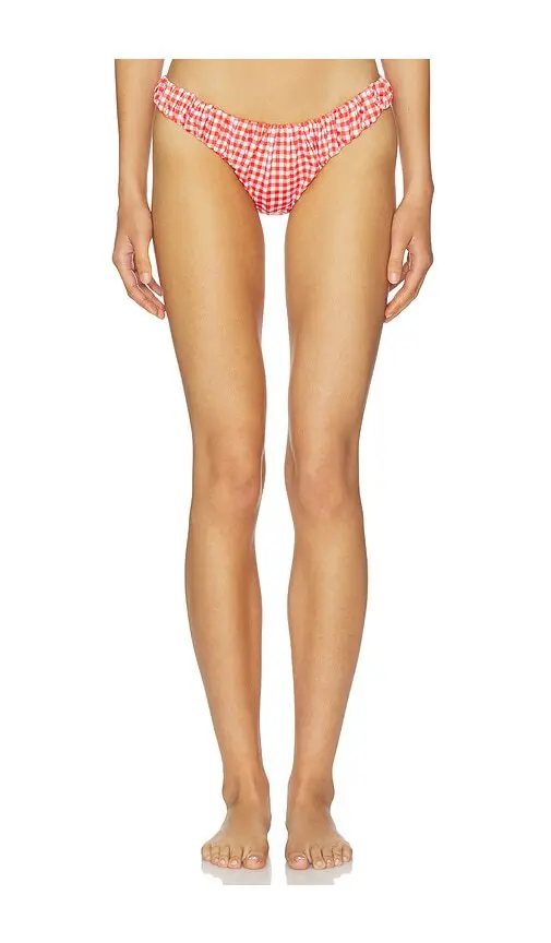 Caroline Constas Dorit Bikini Bottom - Red